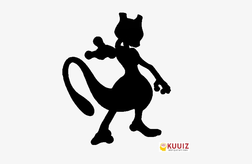 Mewtwo Vector Silhouette - Mewtwo Decal - 475x475 PNG Download - PNGkit