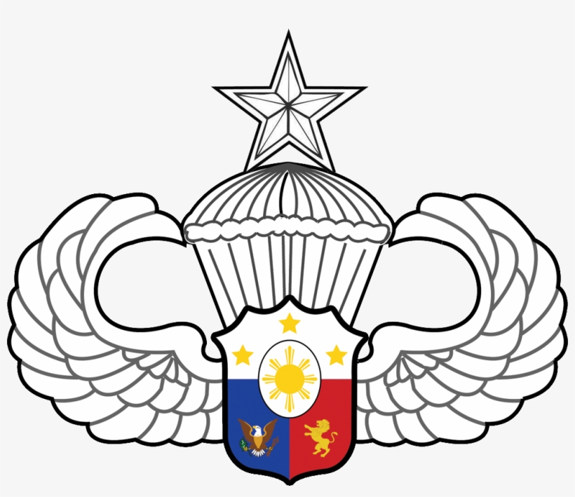 The Afp Parachutist Badge Senior - 1019x832 PNG Download - PNGkit