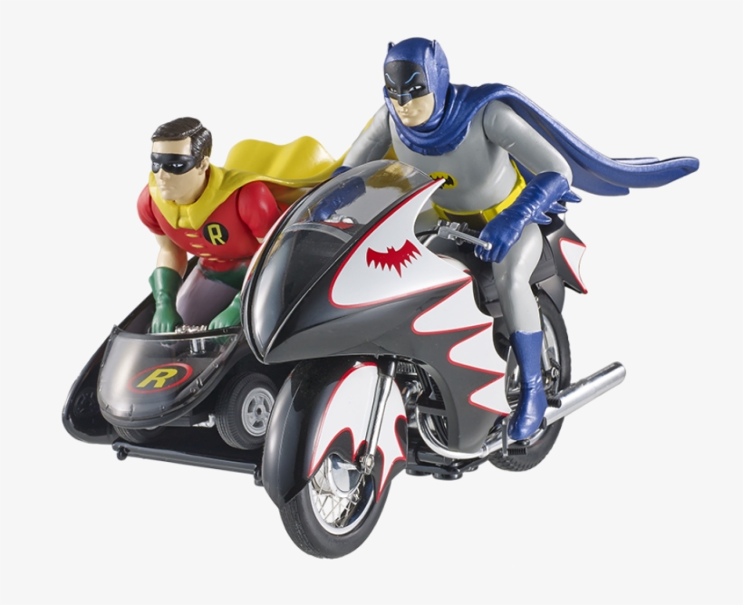 Hot Wheels Elite 1/12 Classic Tv Series Batcycle With - 1000x1000 PNG ...