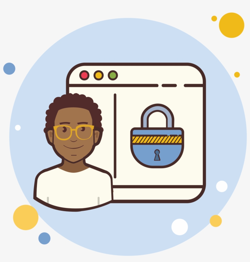 Man Window Lock Icon - 1600x1600 PNG Download - PNGkit