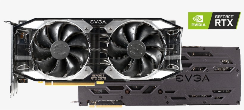 Evga Geforce Rtx 2070 Xc Ultra Gaming Graphics Card - 1366x400 PNG ...