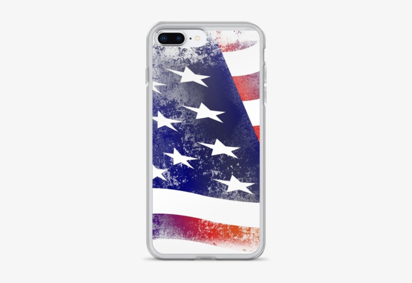 Download Transparent Vintage Usa Flag Iphone Case - - PNGkit