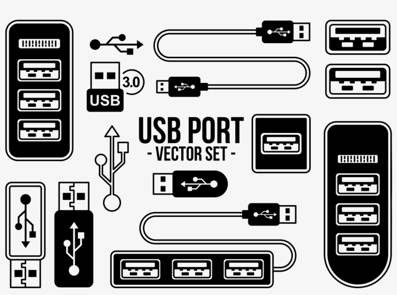 Usb Port Vector