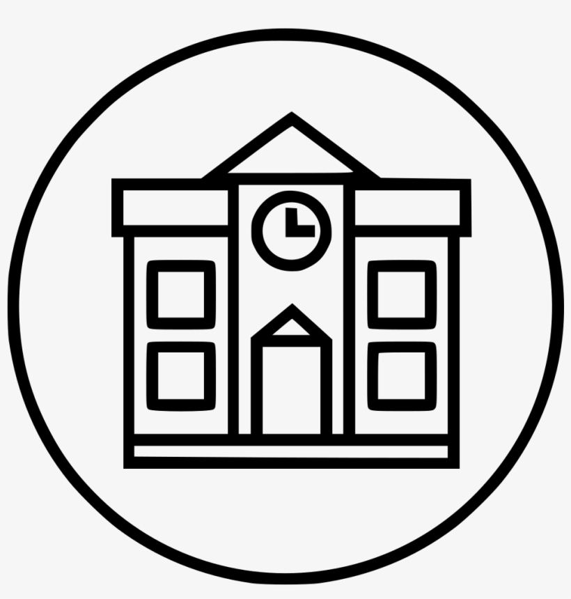 School Study Building Structure Architect Education - School Icon Png ...