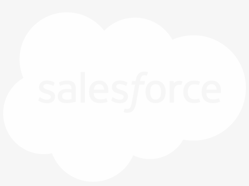 Sales Force Logo White - 676x473 PNG Download - PNGkit