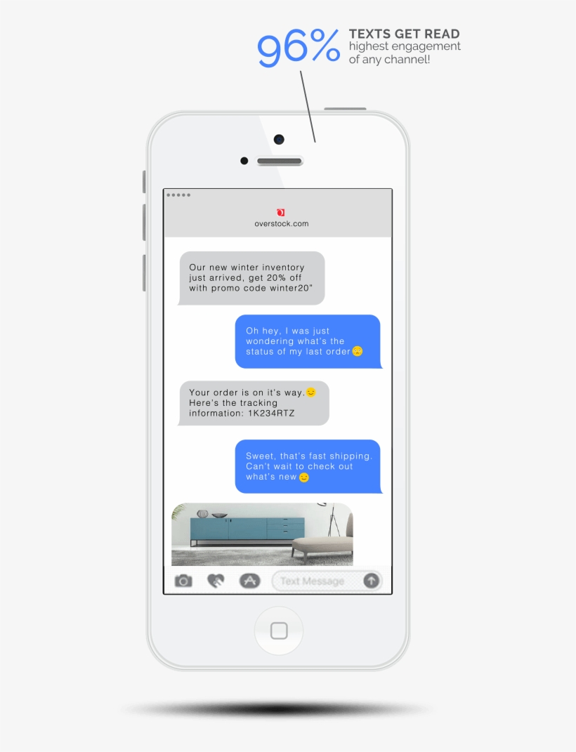 Mobile Phone Displayed Shows Text Messages Get Read - Phone With Texts ...
