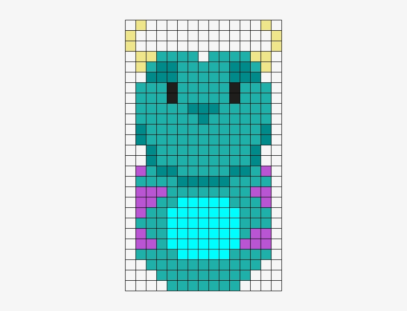Sully Monsters Inc Perler Bead Pattern / Bead Sprite - Perler Bead ...