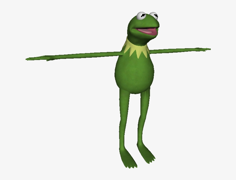 Download Zip Archive - Kermit The Frog T Pose - 750x650 PNG Download ...