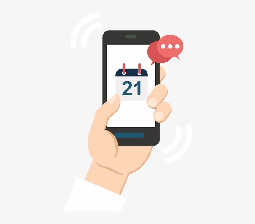 Reminder Finger Png - Text Reminder - 417x641 PNG Download - PNGkit