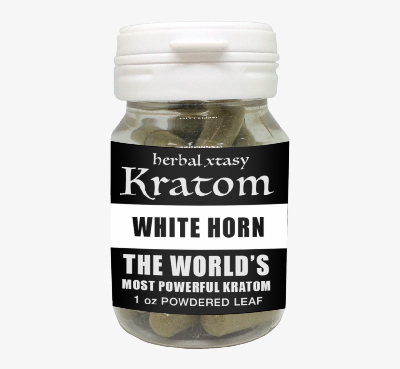 White Horn Kratom Capsules - 800x800 PNG Download - PNGkit