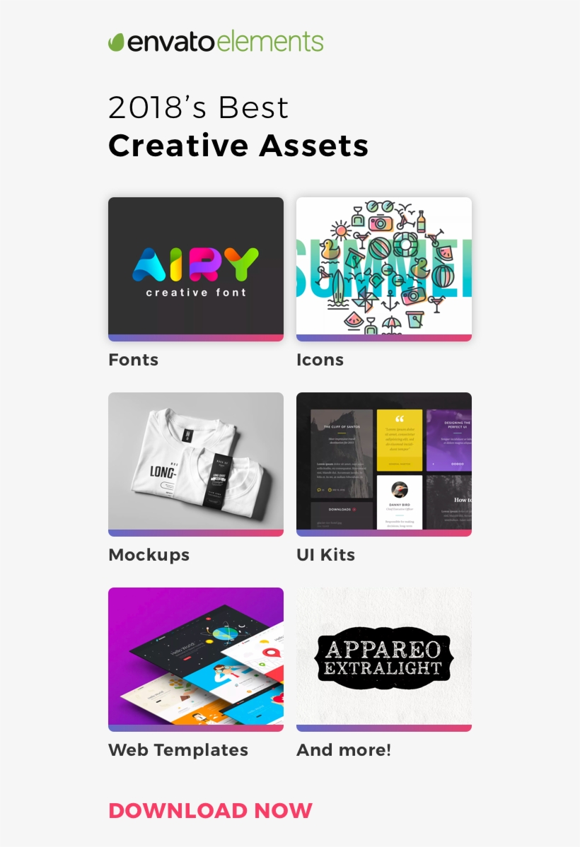 2017's Best Creative Assets - 560x1200 PNG Download - PNGkit