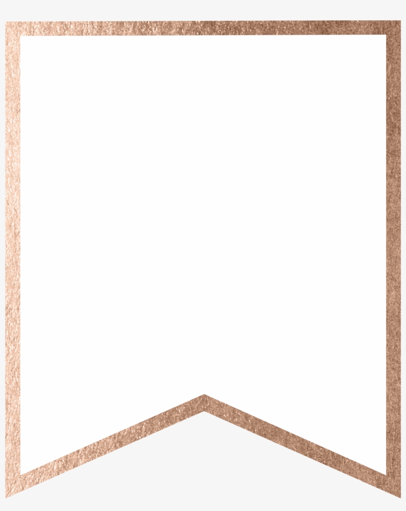 Rose Gold Banner Template Free Printable Blank - 2083x3125 PNG Download ...
