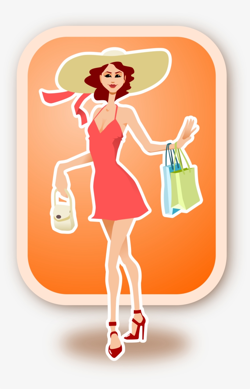 This Free Icons Png Design Of Shopping Woman - 1591x2400 PNG Download ...