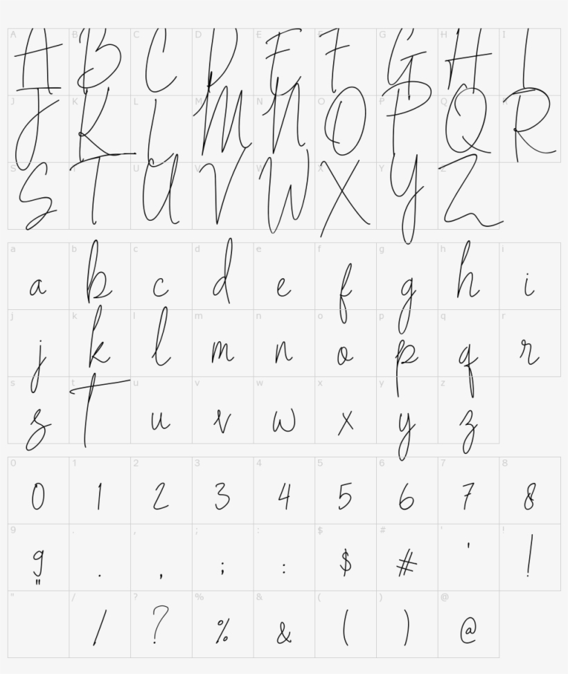 Font Characters - 1000x1150 PNG Download - PNGkit