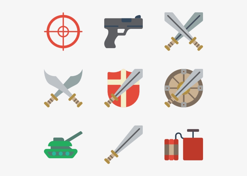 Weaponary - 600x564 PNG Download - PNGkit