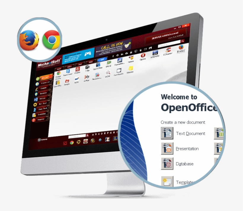 Michaelsoft Game Menu - 720x645 PNG Download - PNGkit