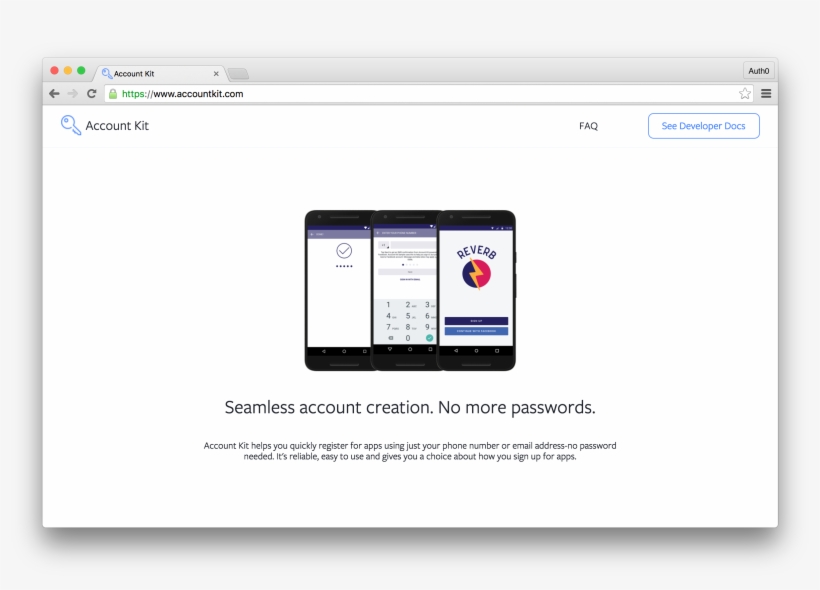 Facebook Account Kit - 2424x1630 PNG Download - PNGkit