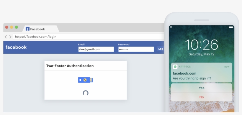 Login With Facebook Png - 2100x874 PNG Download - PNGkit