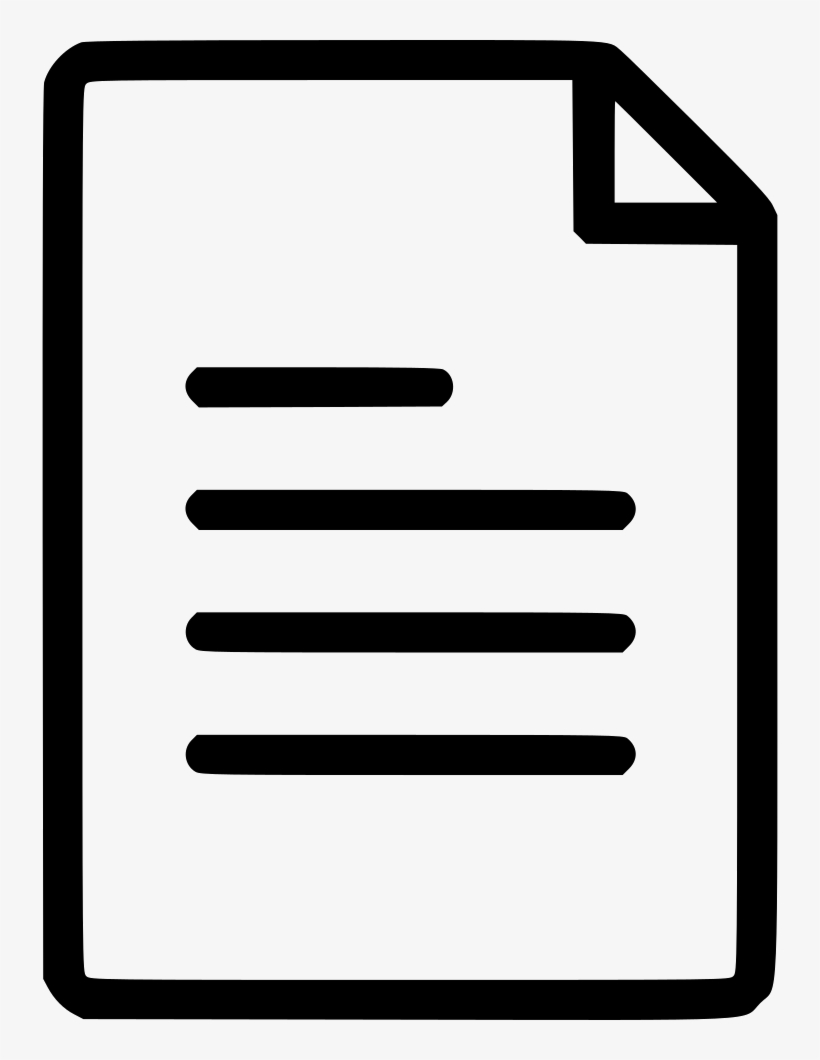 Paper Document File Word Svg Png Icon Free Download - 736x980 PNG ...
