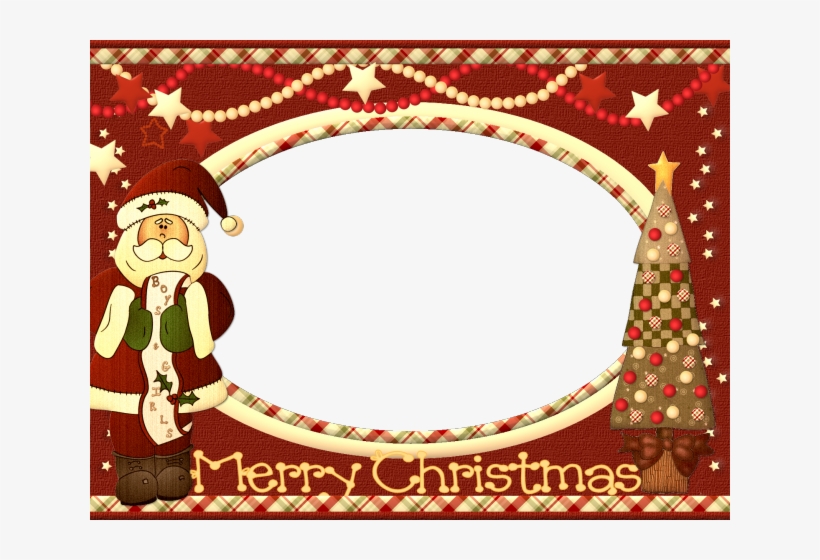 Merry Christmas Clipart Photo Frame - 640x480 PNG Download - PNGkit