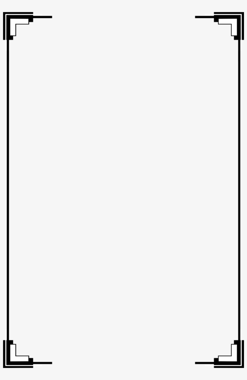 White Border Frame Png Transparent Picture - 800x1182 PNG Download - PNGkit