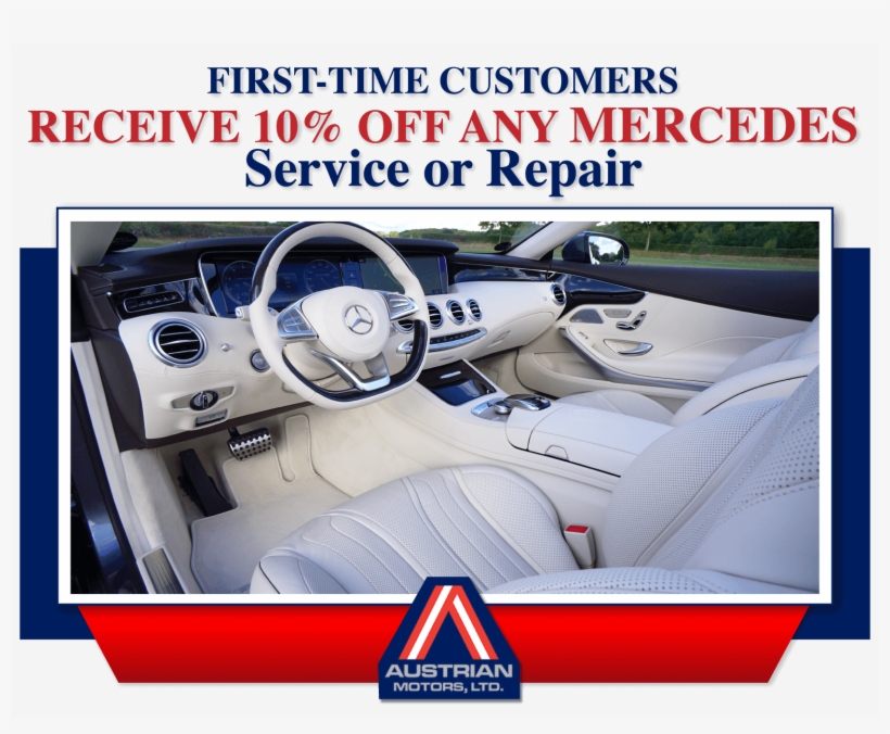 First Time Customers Receive 10% Off Any Mercedes Service - 1664x1292 ...