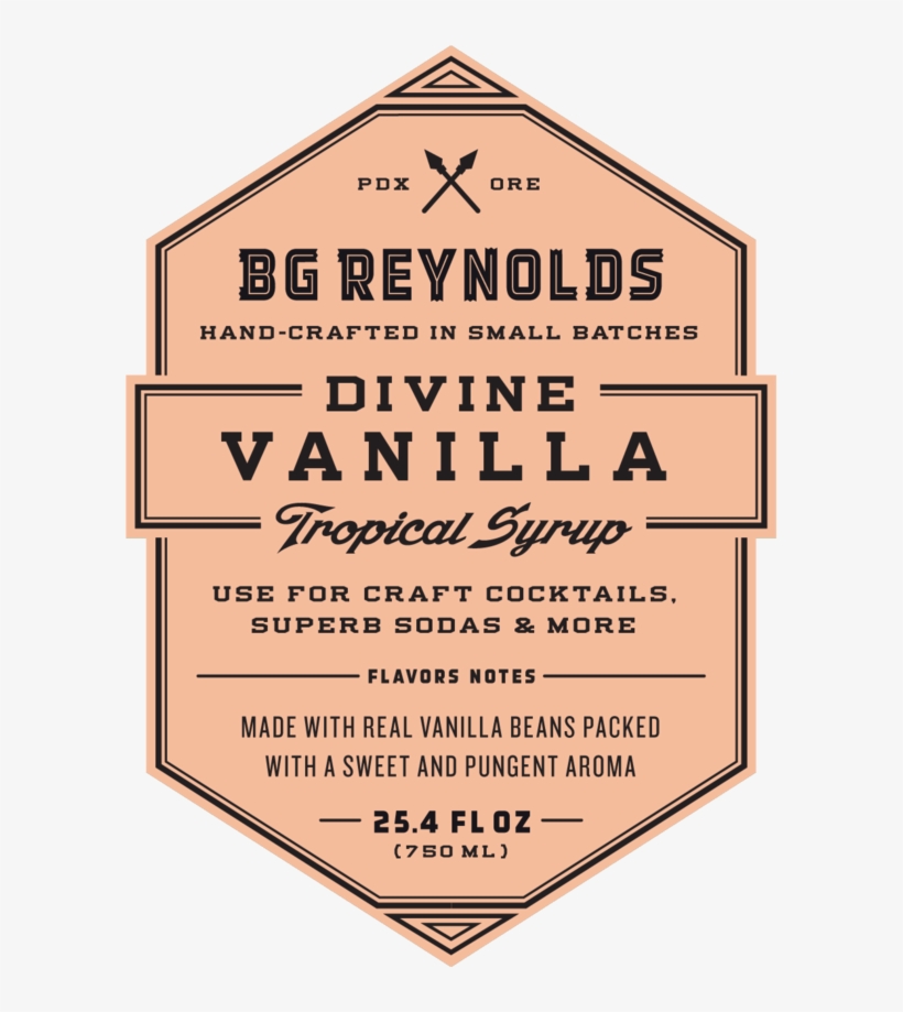 Reynolds' Divine Vanilla Syrup - 750x984 PNG Download - PNGkit