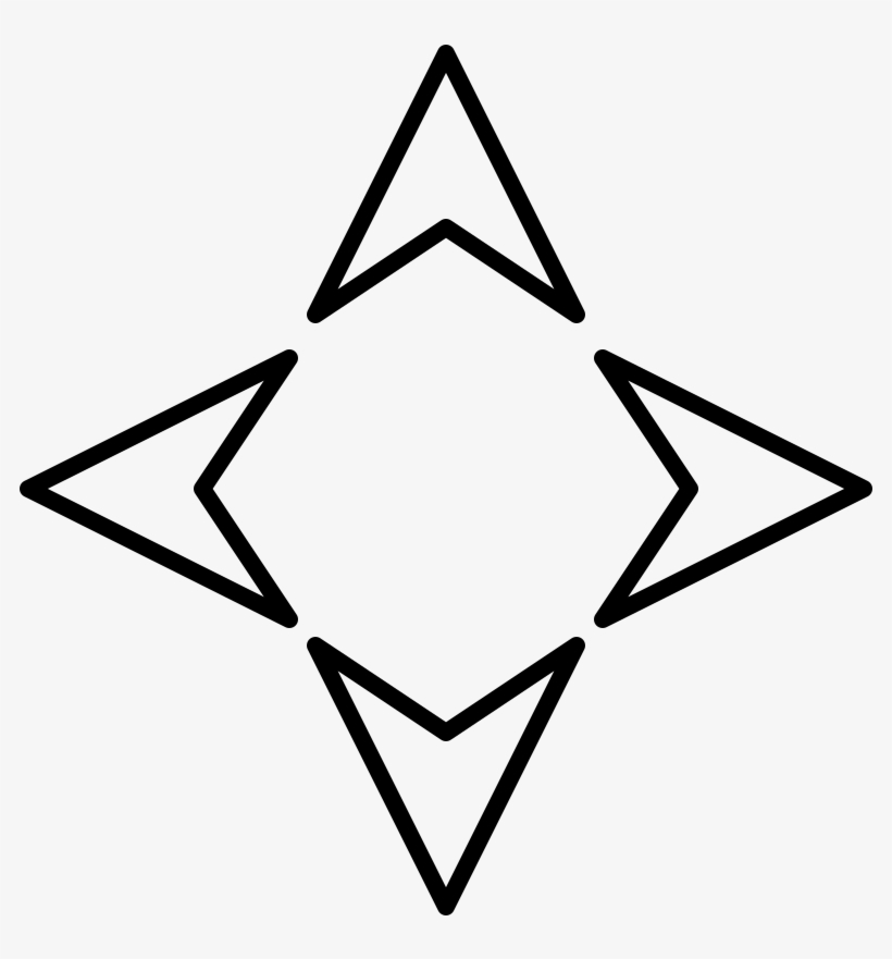 Medium Image - 4 Direction Arrow - 800x800 PNG Download - PNGkit