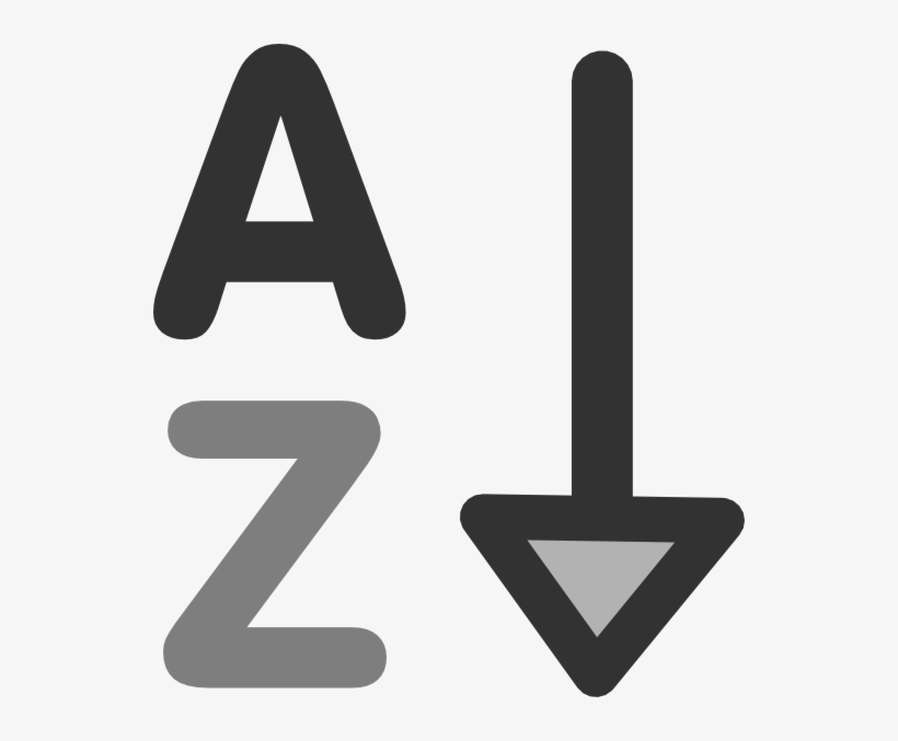 Small - Sort Icon - 540x597 PNG Download - PNGkit