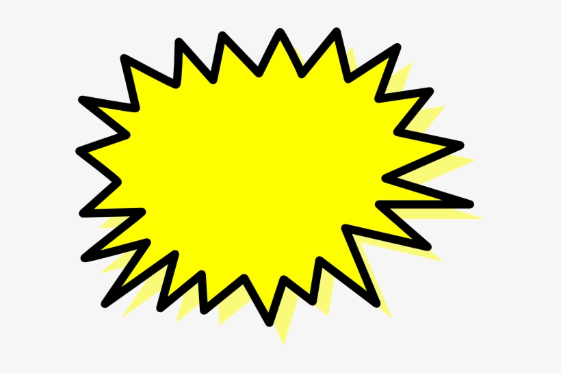 Original Png Clip Art File Yellow Explosion Svg Images - 600x465 PNG ...