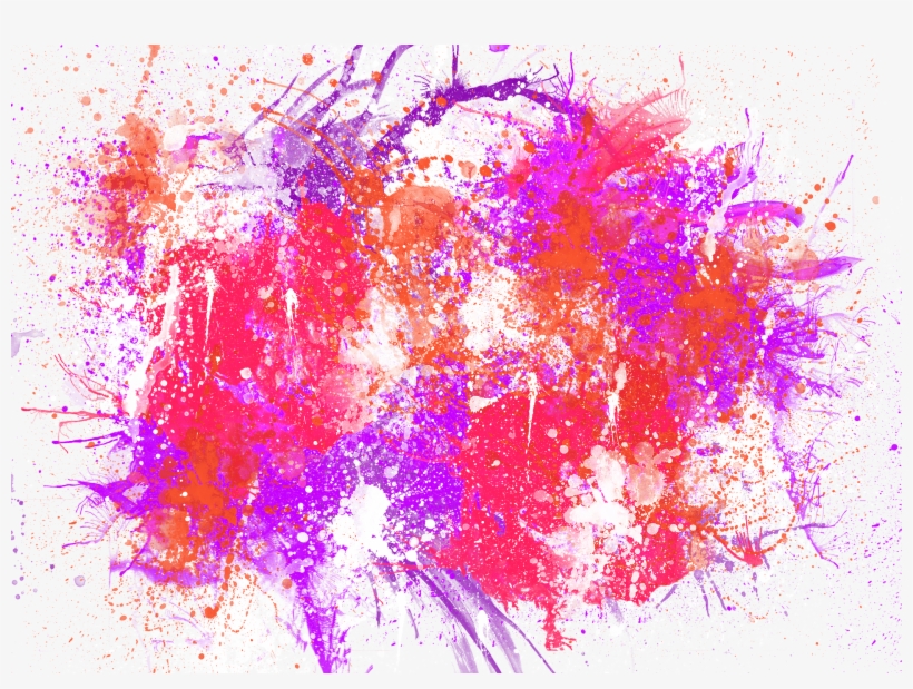 Download Transparent Paint Texture - Colourful Brush Png - PNGkit