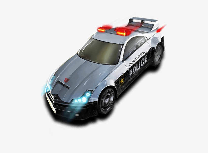 Autobot - Auto Bot Police Car - 500x524 PNG Download - PNGkit