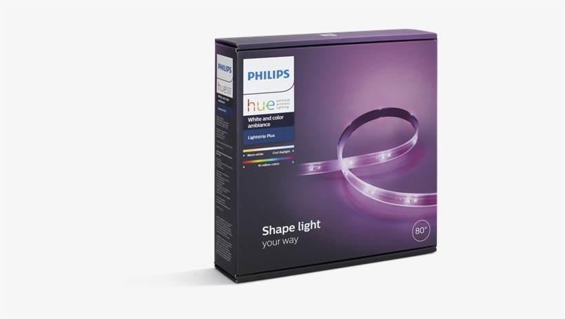 Philips Hue White And Color Ambiance Lightstrip Plus - 720x541 PNG ...