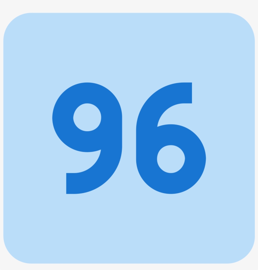 96 Icon - 1600x1600 PNG Download - PNGkit