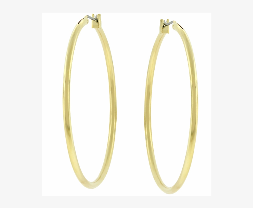 Angelina Large Gold Hoops - 700x700 PNG Download - PNGkit
