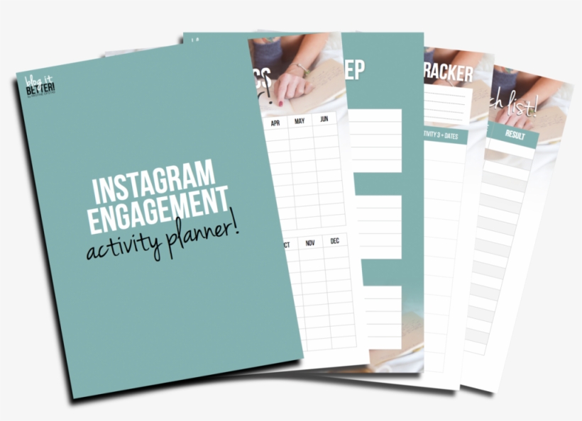 Instagram Engagement Activity Planner - 1000x676 PNG Download - PNGkit