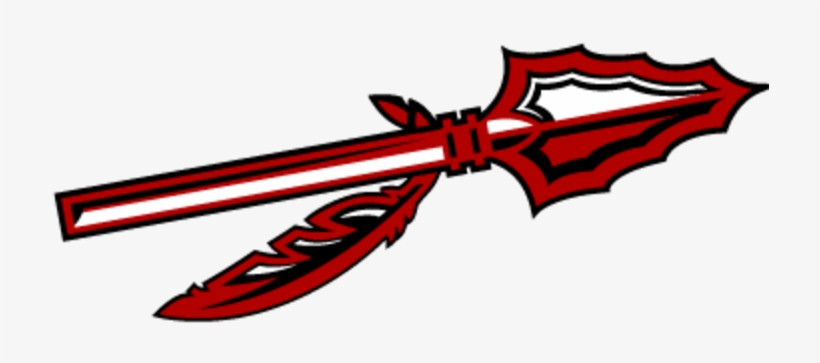 Png Black And White Library Arrowhead Clipart Spear - Arrow Football ...