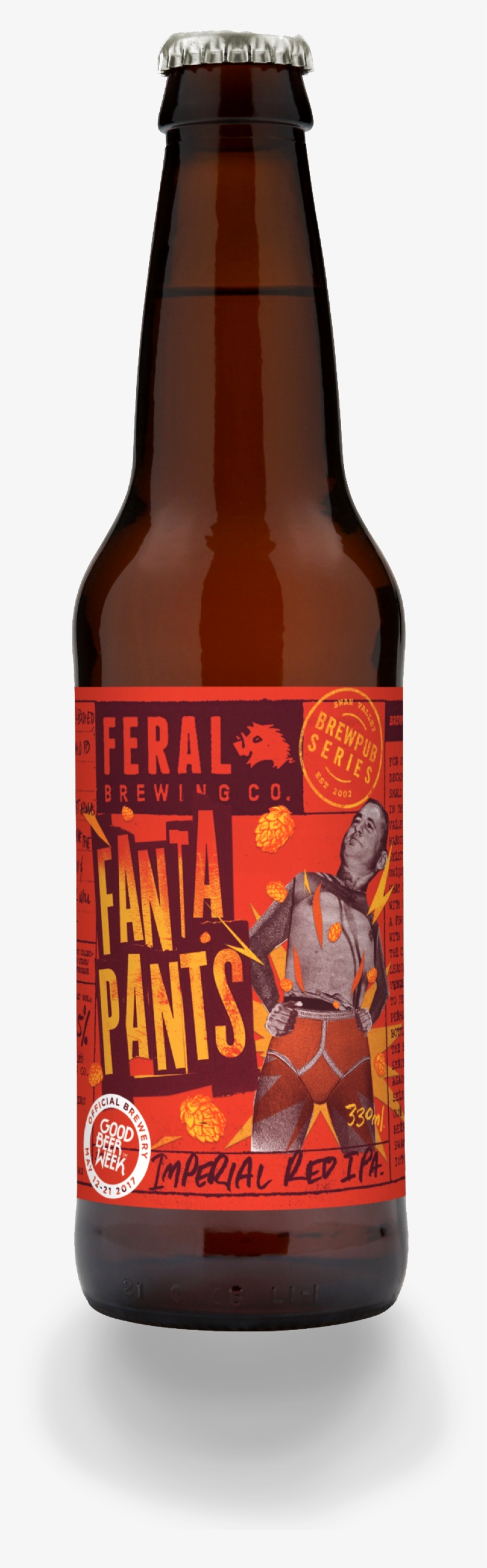 Feral Fanta Pants Artwork Bottle Gbwmock - Tiny Rebel Urban Ipa ...
