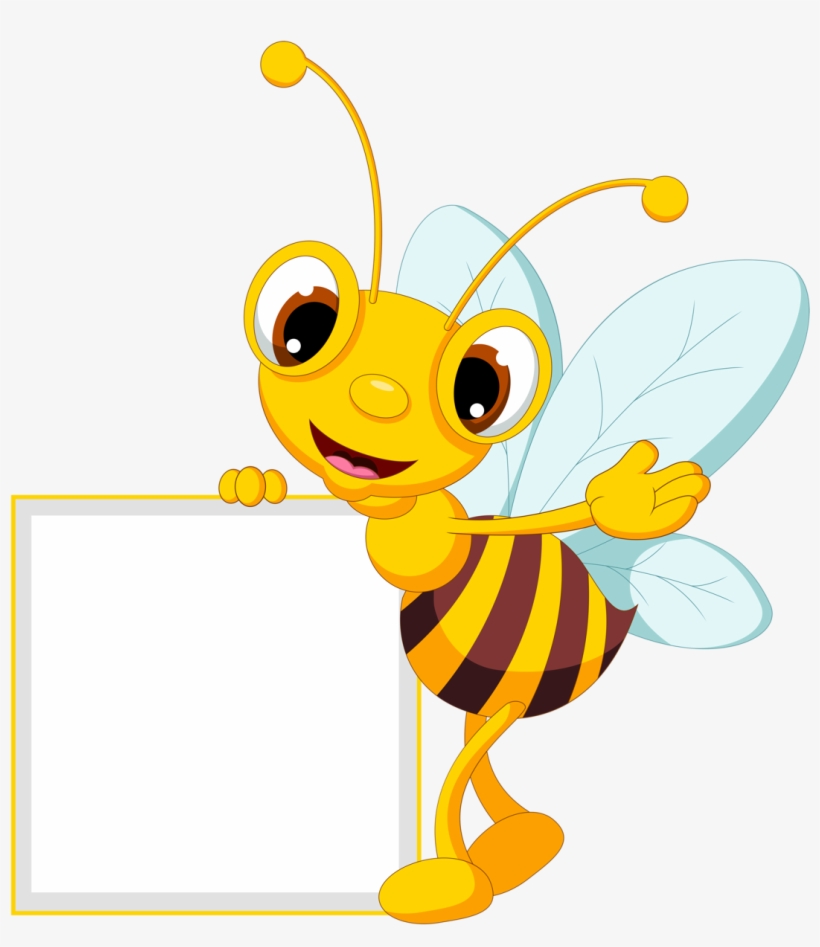 Clipart Frames Bee Clipart Frames Bee Transparent Free - Name Tag ...