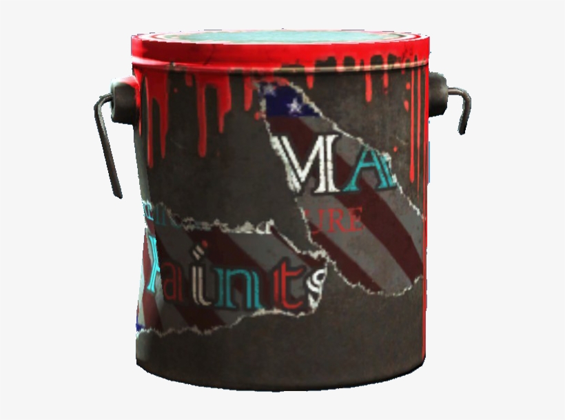 Fo4fh Red Paint Can - Wiki - 655x602 PNG Download - PNGkit