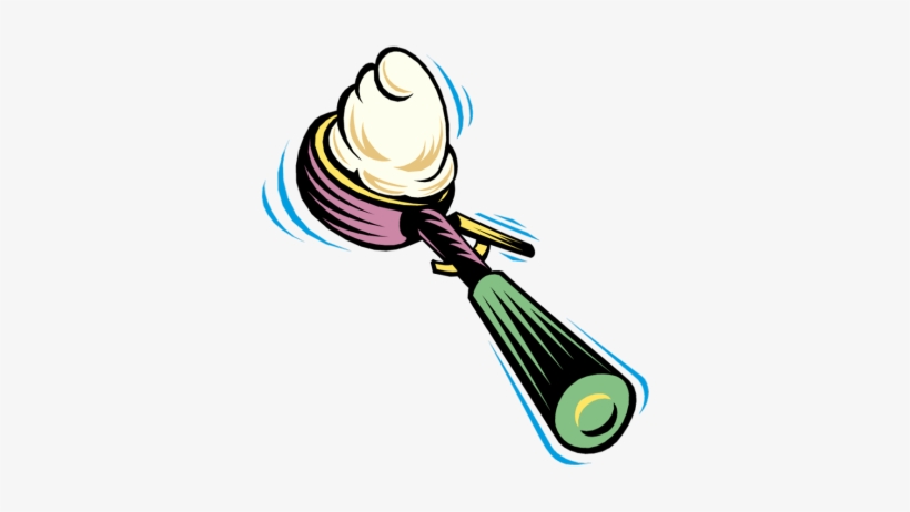 Ice Cream Scooper Clipart - Scooping Ice Cream Clipart - 350x382 PNG ...