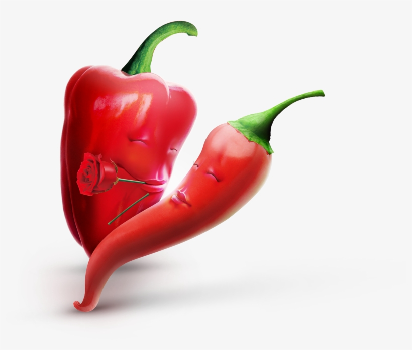 This Graphics Is Red Festive Chili Decorative About - 创意 辣椒 - 3085x3092 ...