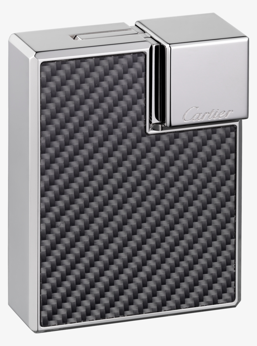 Square Lighter With Carbon Motifcarbon Fiber, Polished - Cartier Square ...