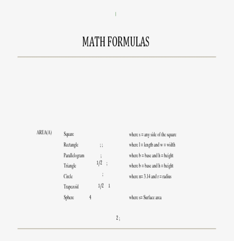 Math Formulas Png - 850x1100 PNG Download - PNGkit