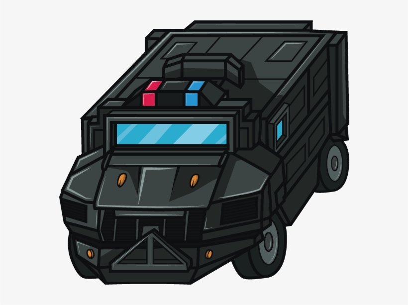 A Swat Team Truck Vector Done For A Client's App Game - 1024x768 PNG ...