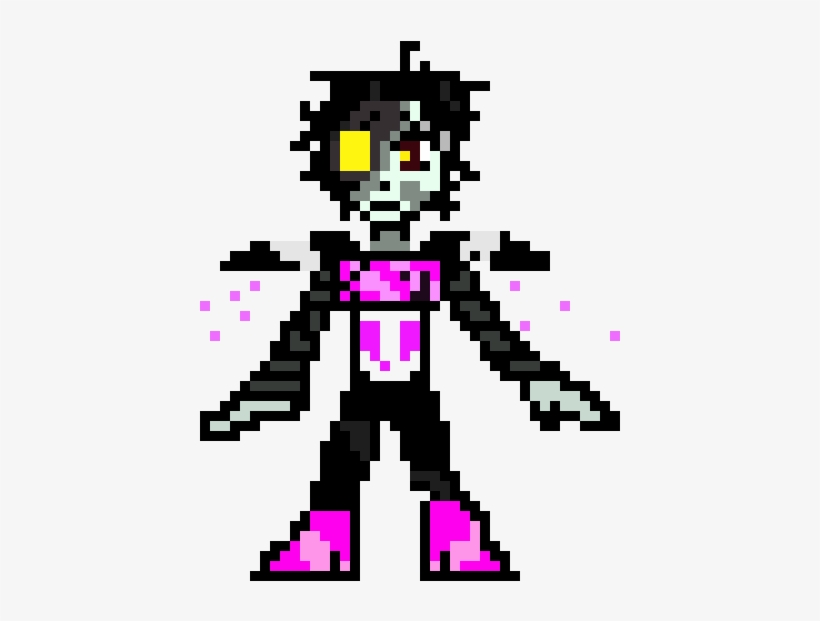 Mettaton Ex Damaged - 510x650 PNG Download - PNGkit