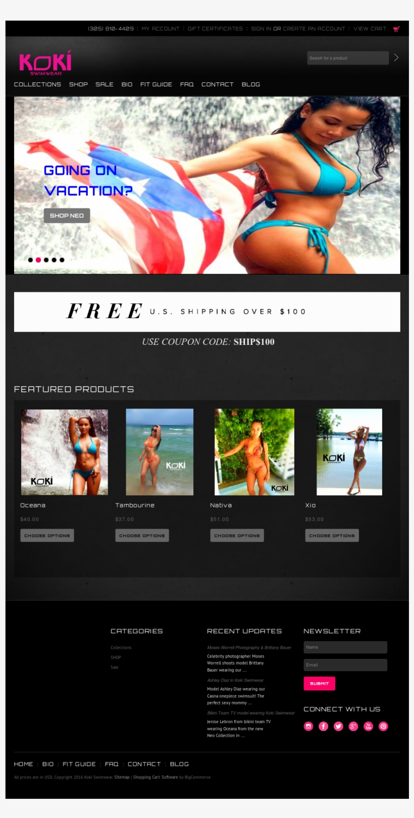 Koki Swimwear Blog Elizabeth Hassell Photoshoot In - 6022x1975 PNG Download - PNGkit