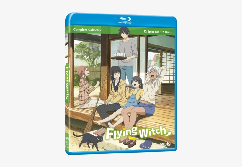 Flying Witch Complete Collection Blu-ray Front Cover - 562x600 PNG ...