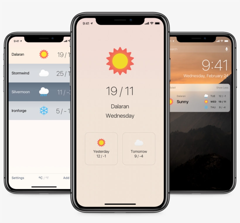 Weather App Made Simple - 1440x1140 PNG Download - PNGkit