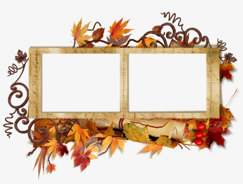 Double Photo Frame Png - 1024x729 PNG Download - PNGkit